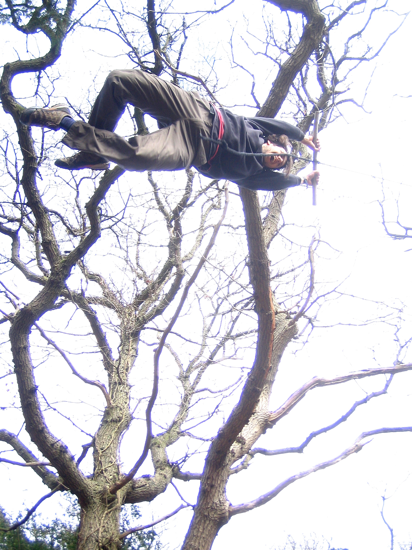 Rope swing, Bristol, United Kingdom (UK).